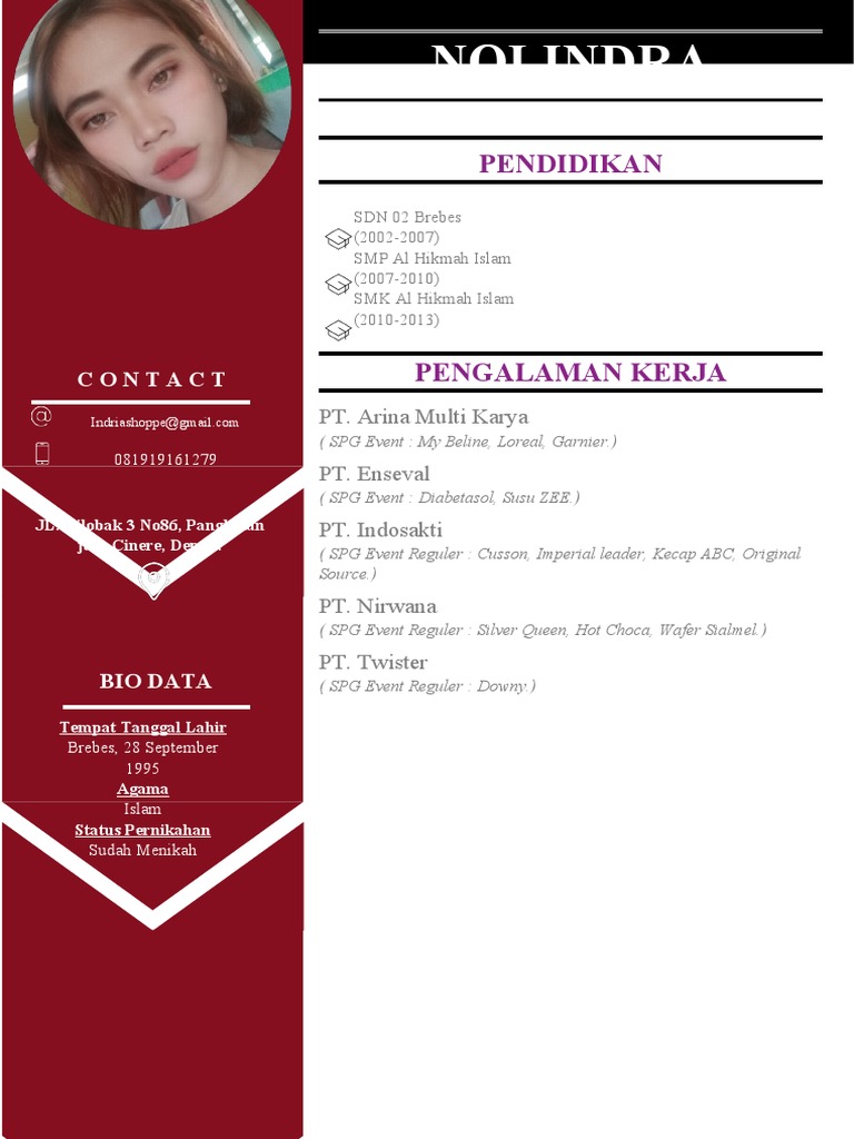 Contoh CV | PDF