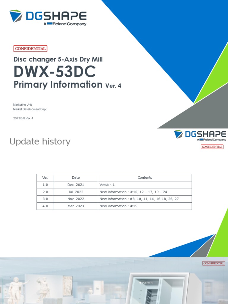 DWX-53DC: Primary Information | PDF | Calibration | Dentures