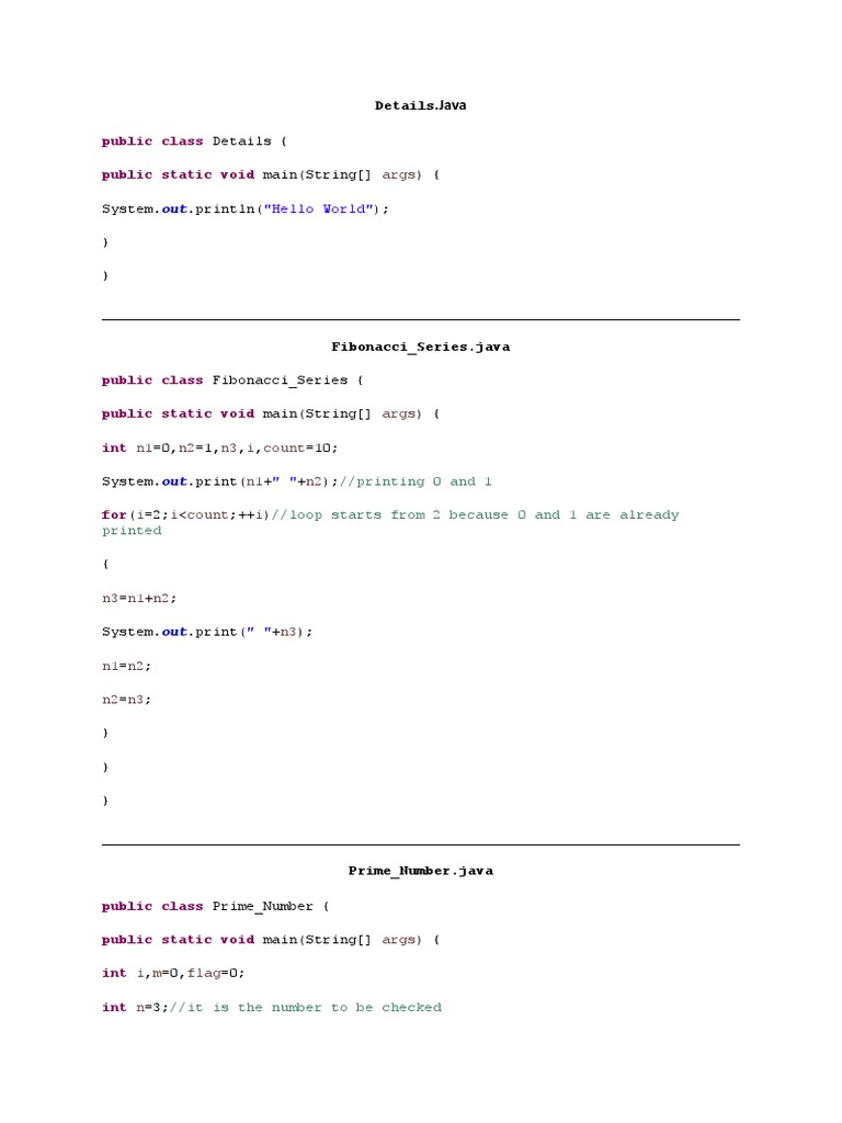 Java Programming 1 | PDF | Computer Science | Software Development Java Programming 1 | PDF | Computer Science | Software Development