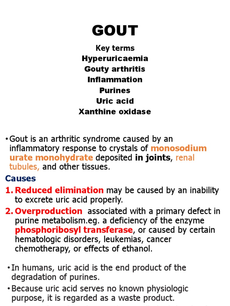 Drugs For Gout | PDF | Gout | Nonsteroidal Anti Inflammatory Drug