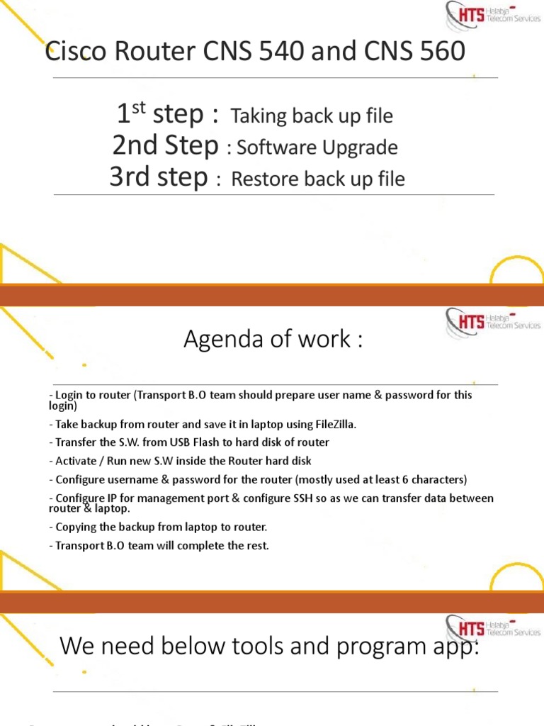 Cisco Router Software Upgrade.. | PDF | Computer File | Backup