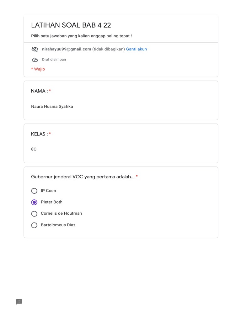 Latihan Soal Bab 4 22 | PDF