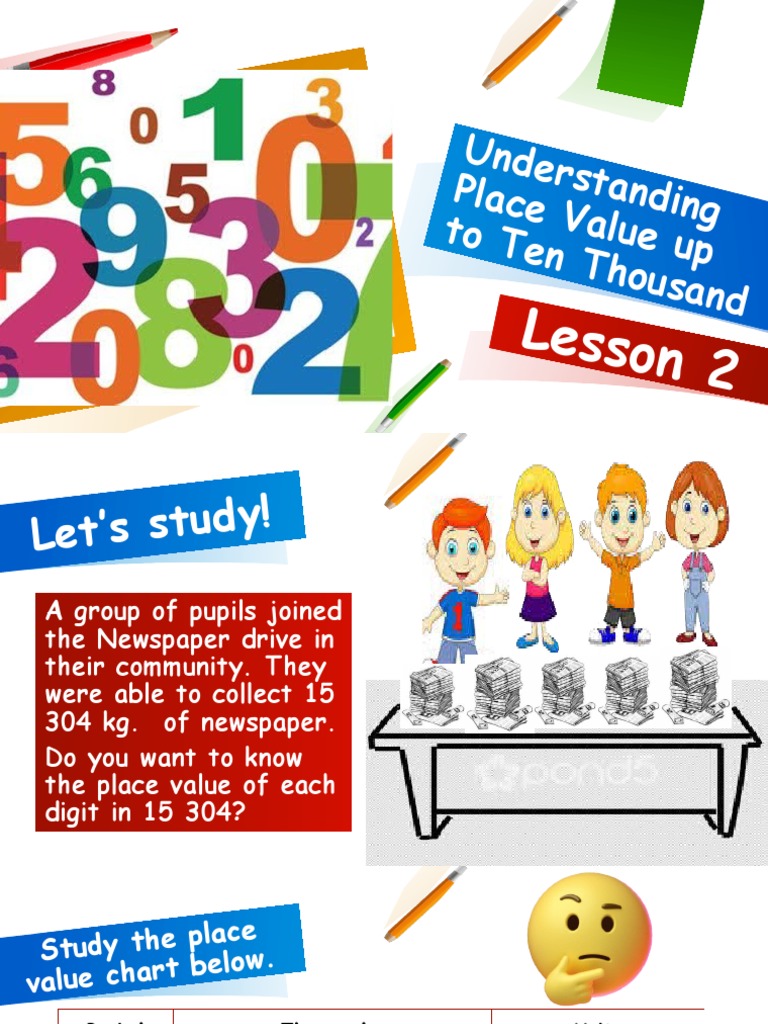 Place Value to Ten Thousand Explained | PDF