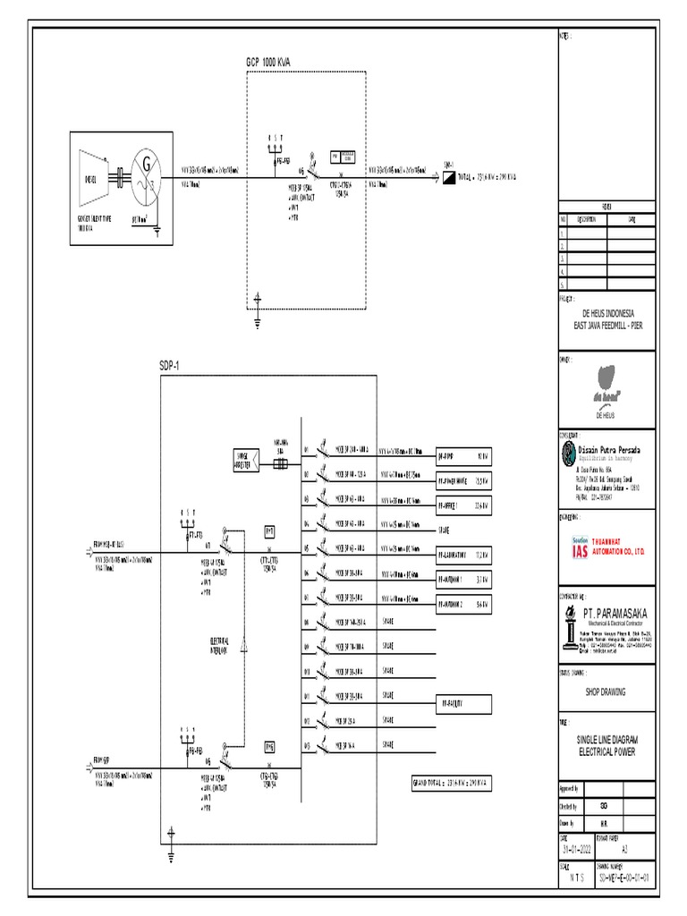 Single Line Diagram Gcp Pdf