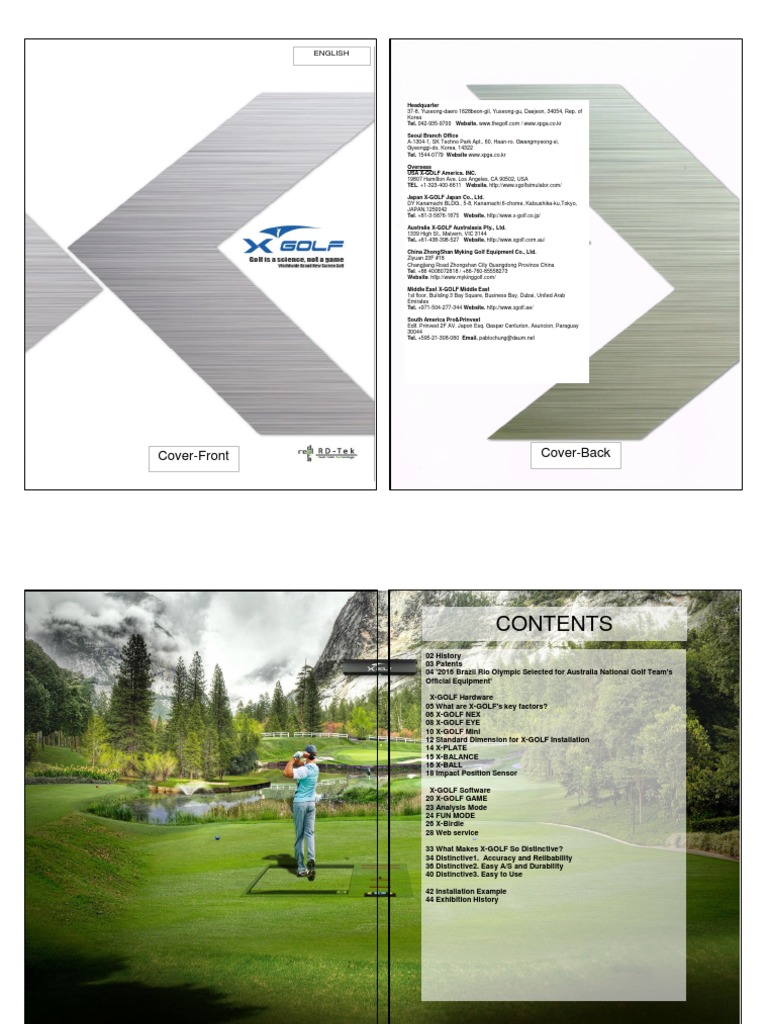 New-Xgolf Guide | PDF | Camera | Simulation