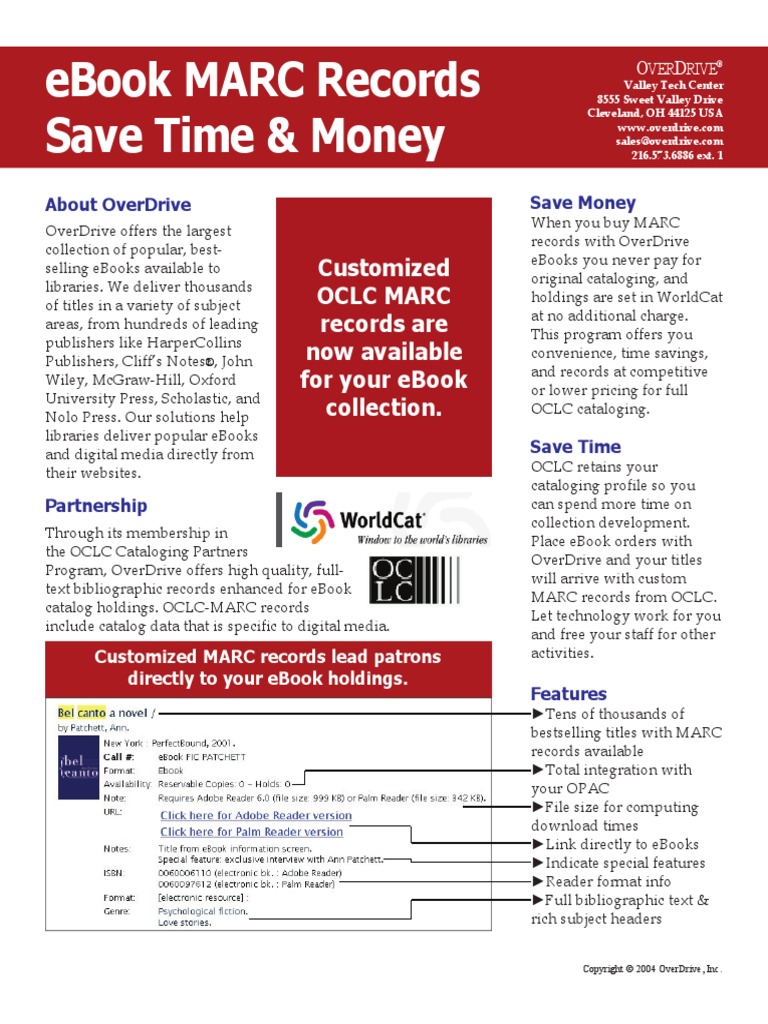DLRMARCAvailable | PDF | Library Cataloging And Classification | Computing