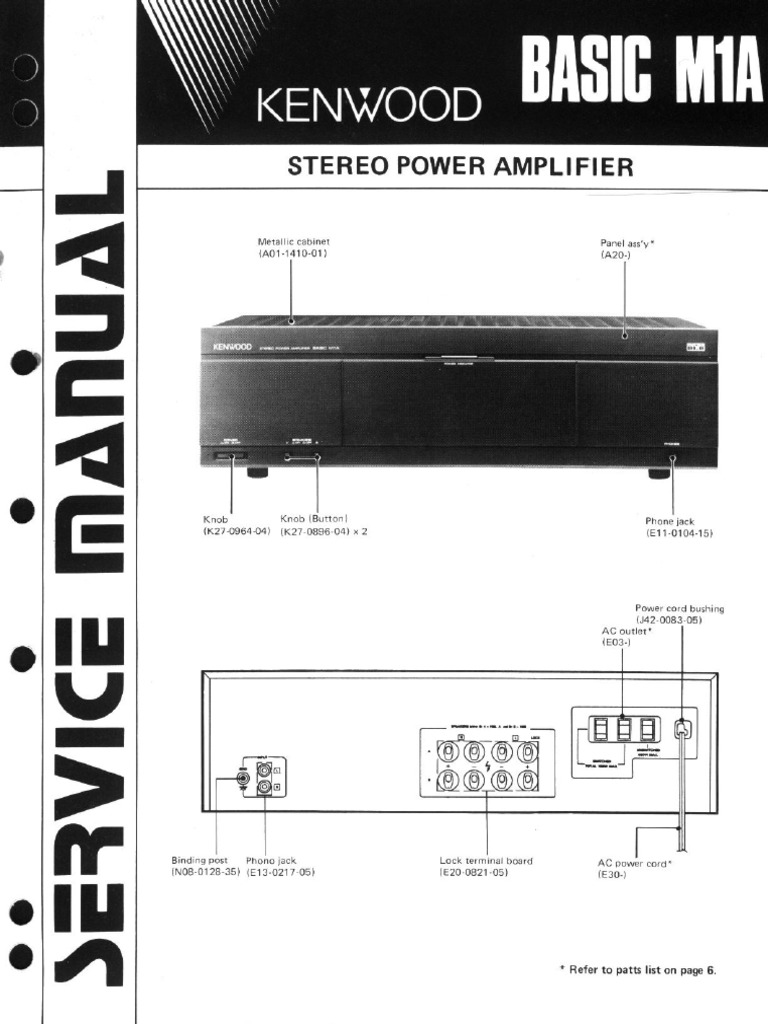 kenwood_basic_m1a_stereo_power_amplifier | PDF