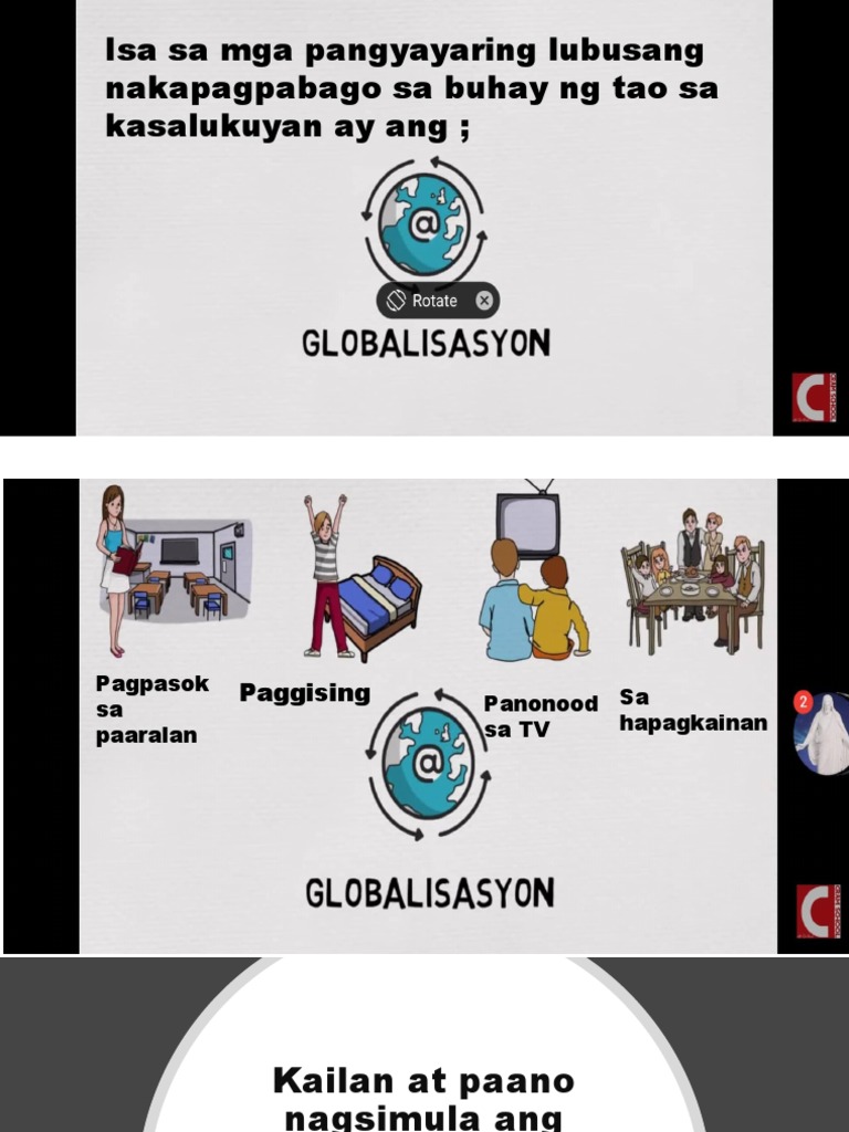 Kahulugan Perspektibo at Anyo NG Globalisasyon | PDF