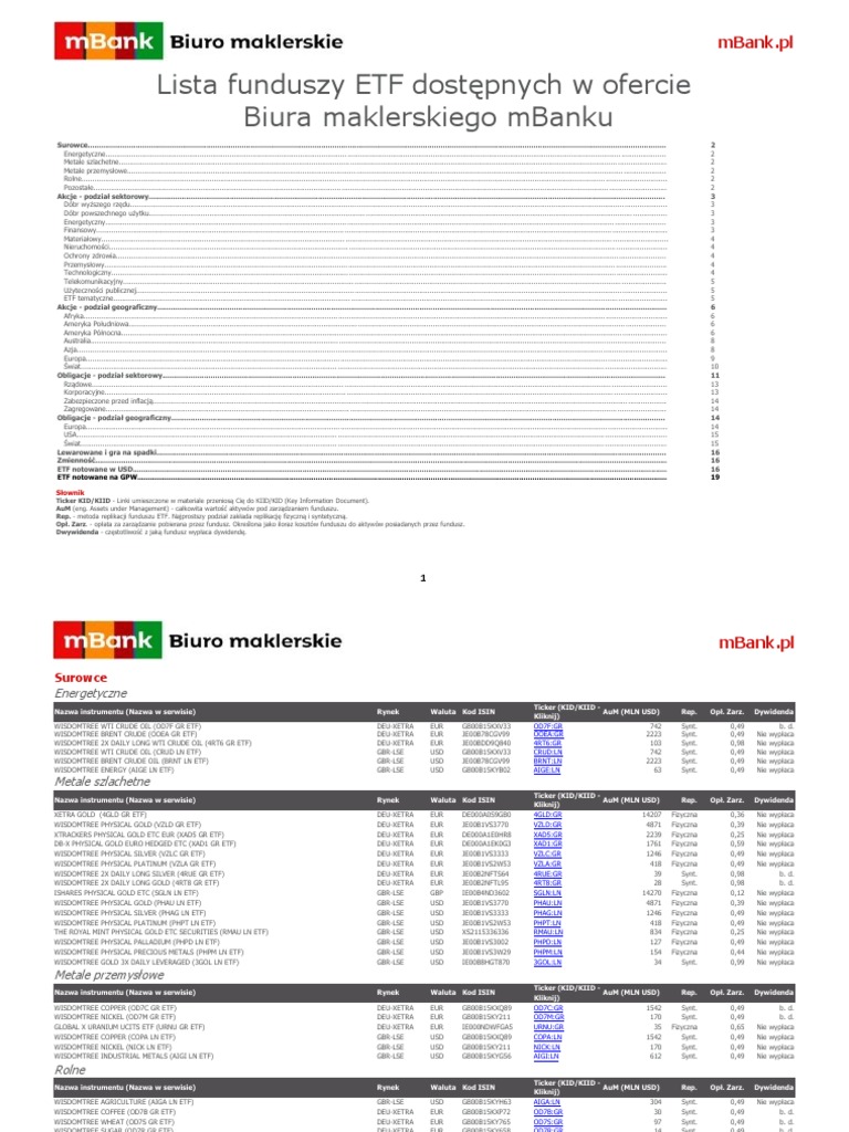 Etf Podział 17.03.2023 | PDF