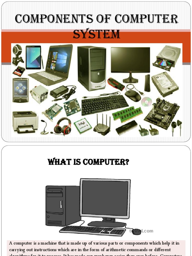 Key Components of a Computer System | PDF