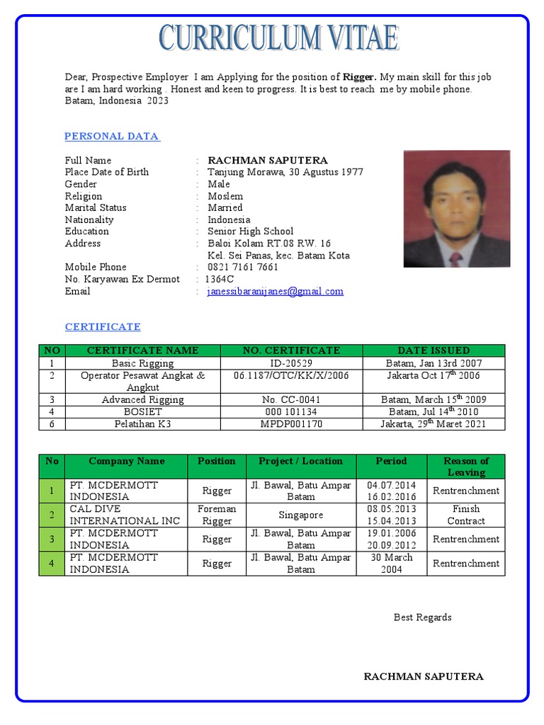 CV Rahman Saputera | PDF