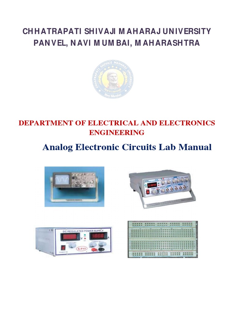 Analog Electronic Circuits Lab Manual | PDF