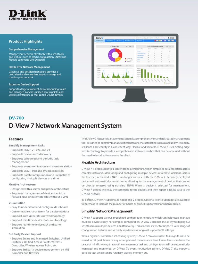 DV 700 Datasheet EN EU | PDF | Computer Network | Network Topology