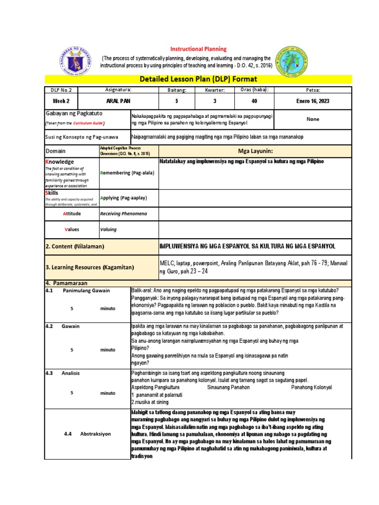 DLP CO Aralpan Feb 162023 Wed | PDF