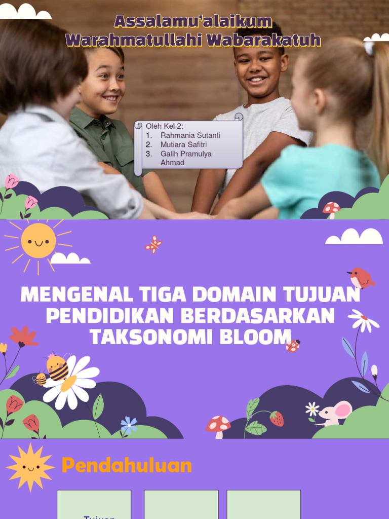 Taksonomi Bloom: Tiga Domain Pendidikan | PDF