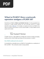 What Is PLMN, EPLMN, HPLMN, UPLMN, OPLMN, IPLMN, EHPLMN, EPLMN | PDF ...