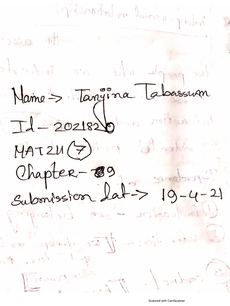 Homework 14 - Chapter 9 - Mat211 (7) - 2021820 | PDF