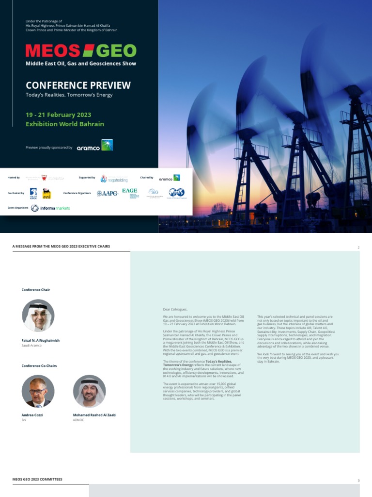 MEOS GEO Conference Preview 10.01.2023 | PDF | Carbon Capture And Storage | Internet Of Things