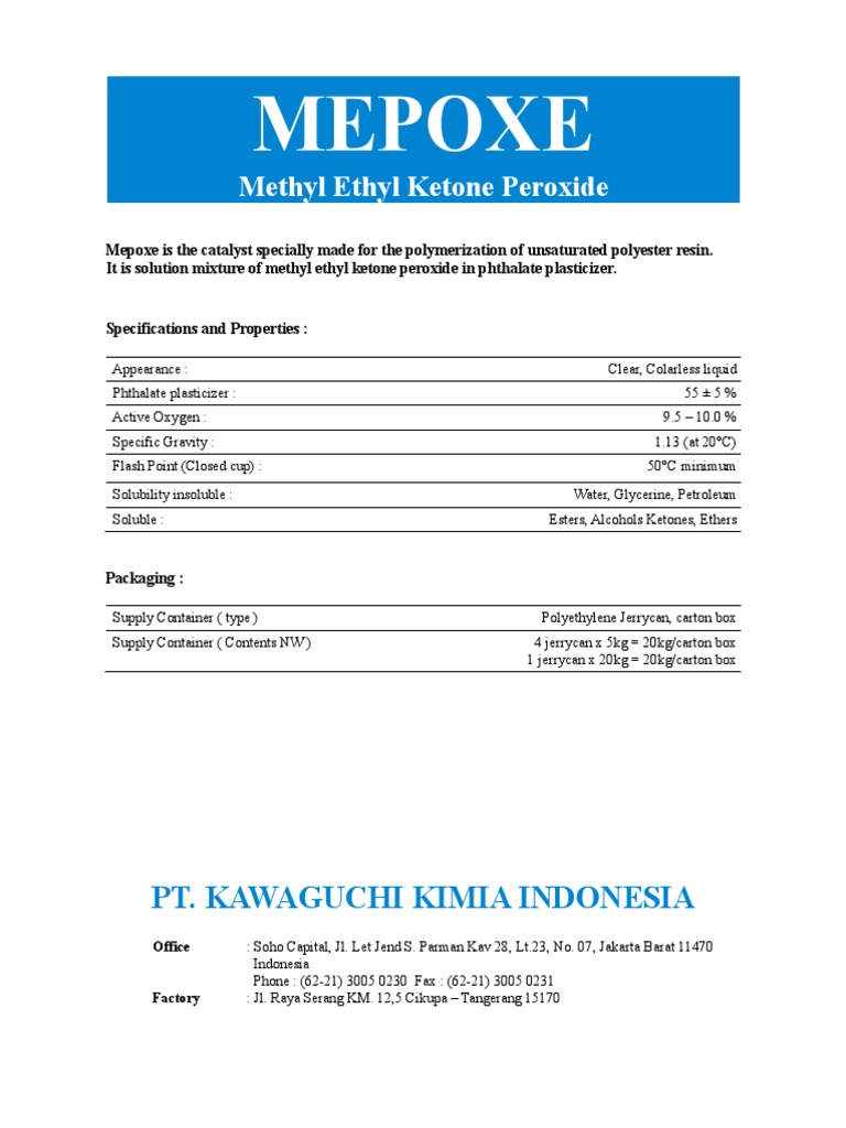 TDS MEPOXE - Rev Add | PDF