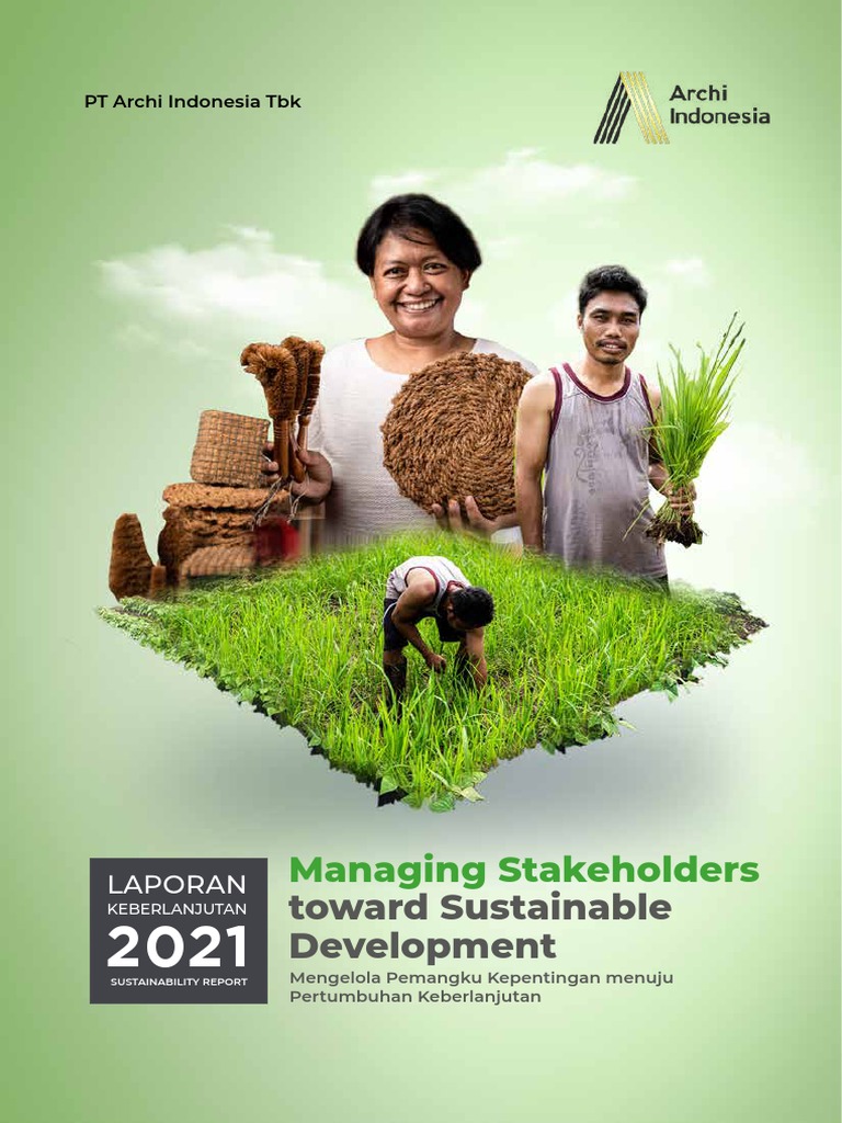 Laporan Keberlanjutan 2021 - PT Archi Indonesia TBK | PDF