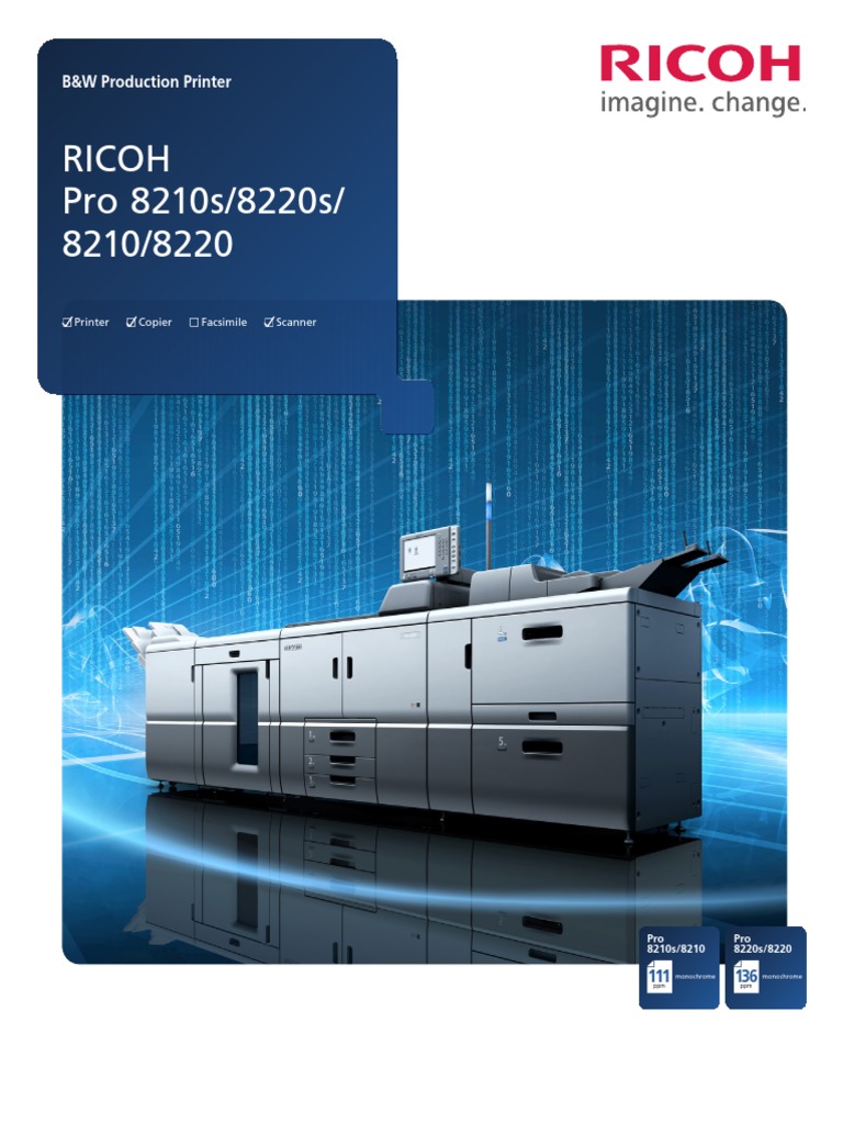 Ricoh pro-8210s-8220s | PDF