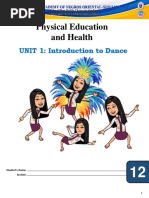 PE and Health Grade 12 Module 1 Overview | PDF | Ballet | Dances