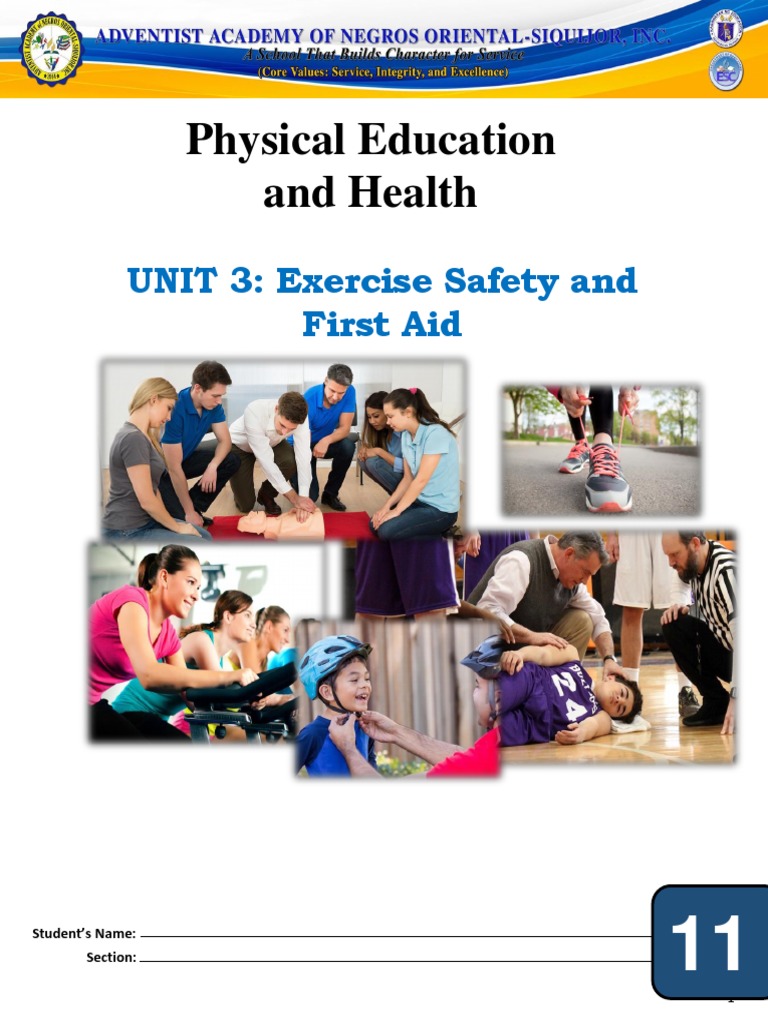 Grade 11 Physical Education 3rd and 4th Quarter | PDF | Injury ...
