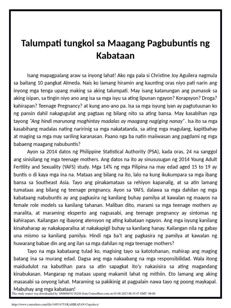KAHIRAPAN | PDF