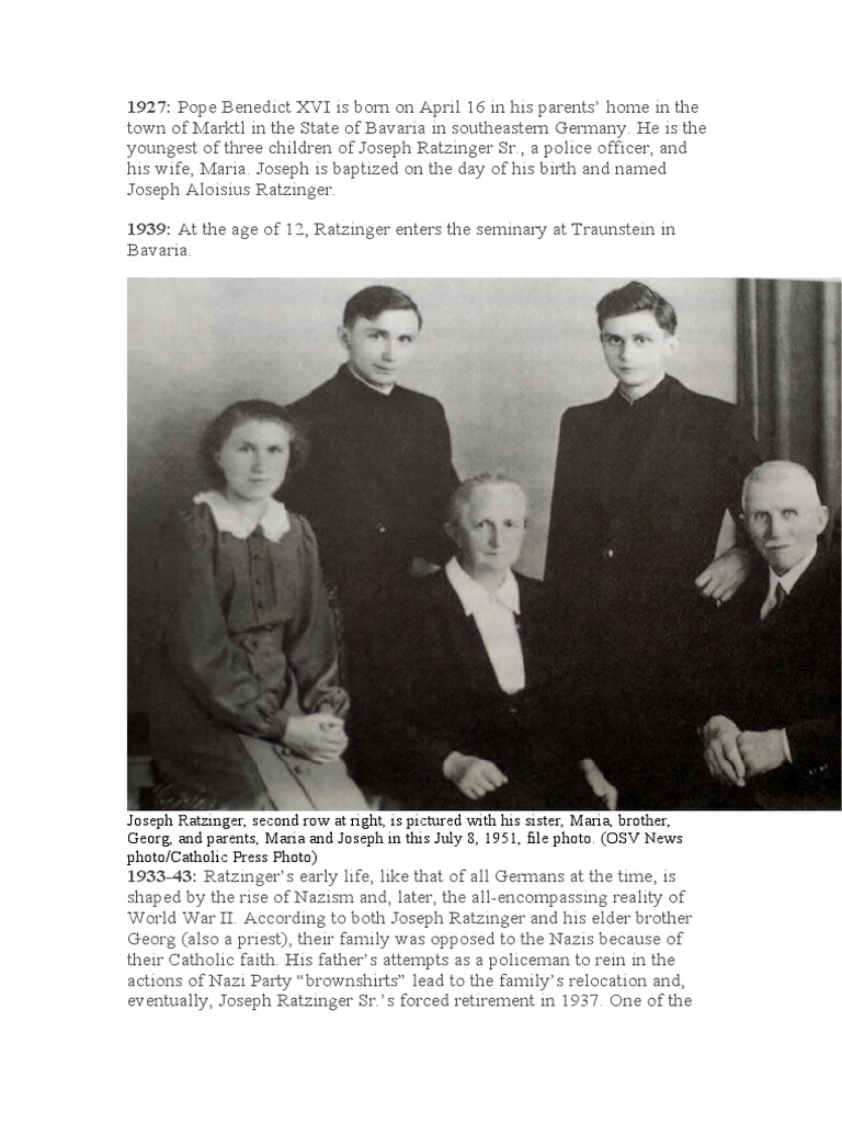 Pope Benedict XVI | PDF