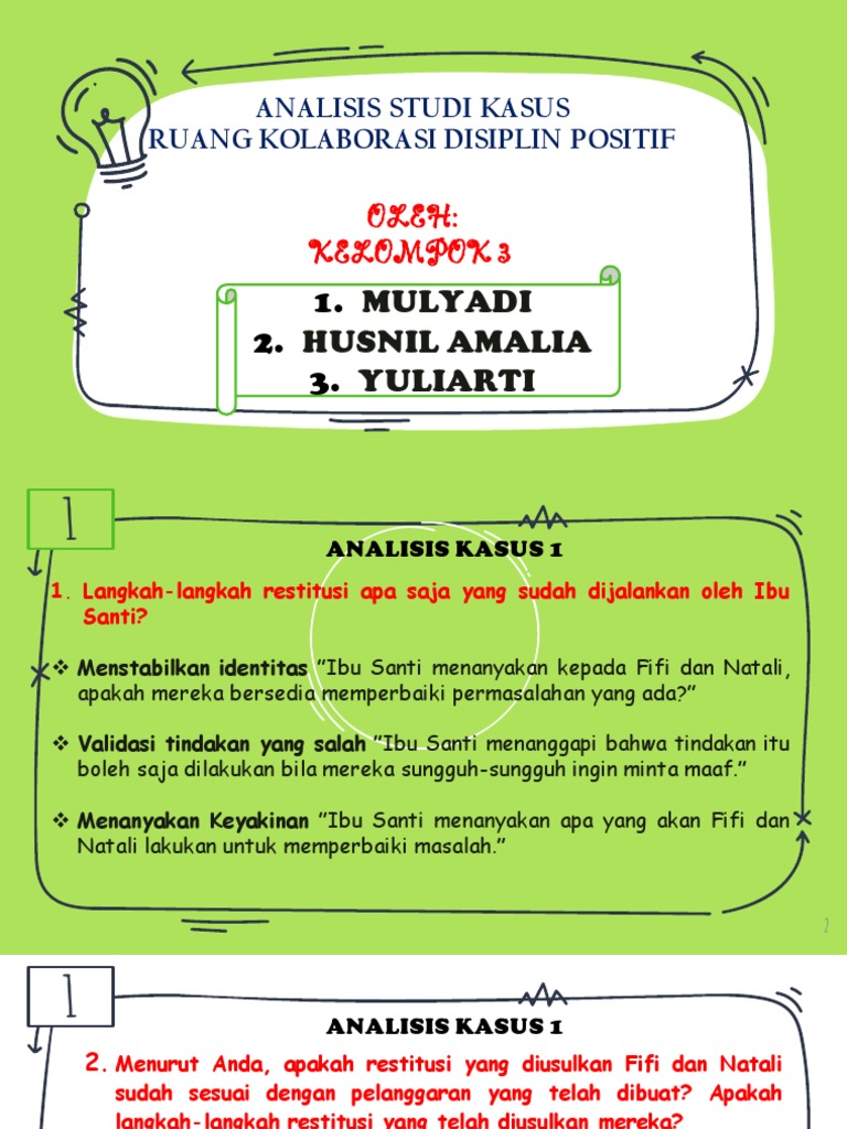 Tugas Analisis Kasus Kelompok 3 | PDF