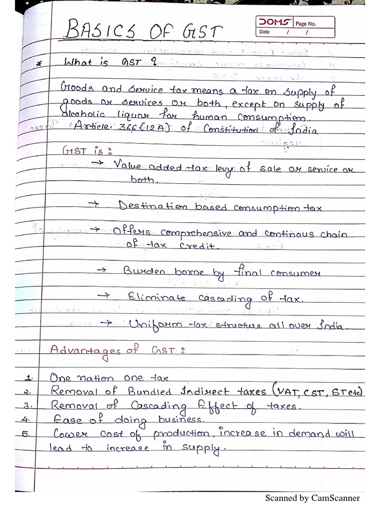 GST Basic Charts | PDF | Value Added Tax | Taxes