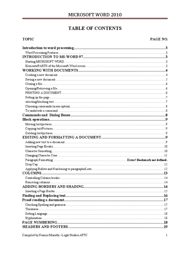 Word Notes | PDF | Window (Computing) | Typefaces