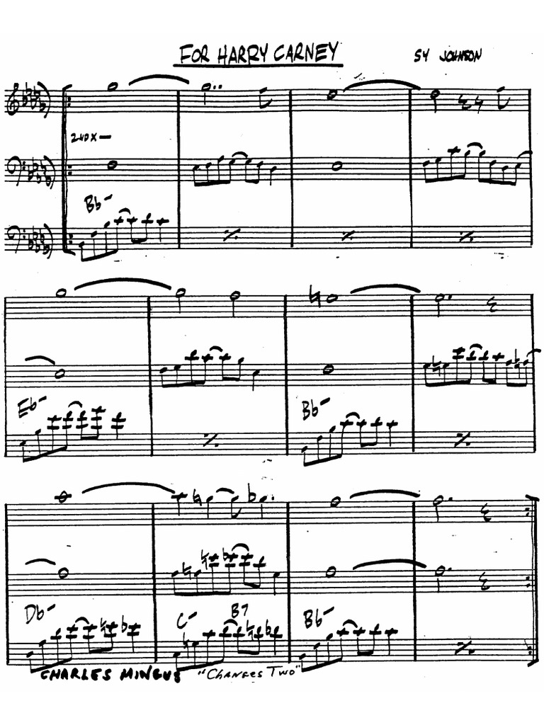 For Harry Carney | PDF