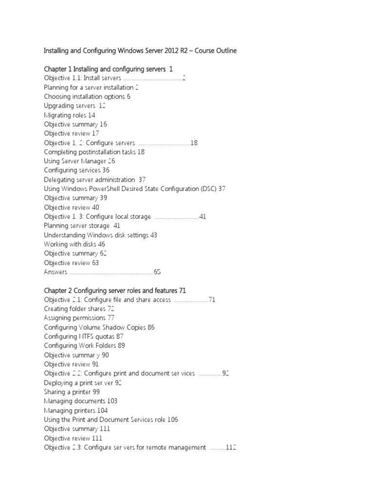 Installing and Configuring Windows Server 2012 R2 | PDF | Hyper V | Group Policy
