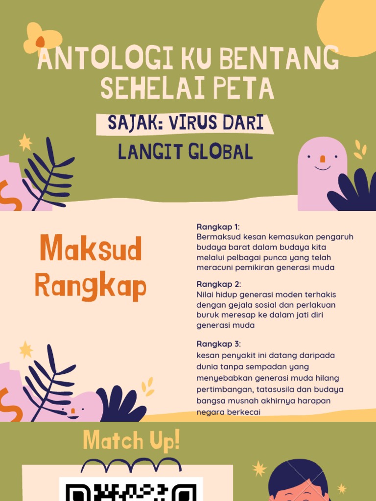 Sajak Protes Pengaruh Budaya Moden | PDF | Kajian Bahasa Asing | Fiksi Umum