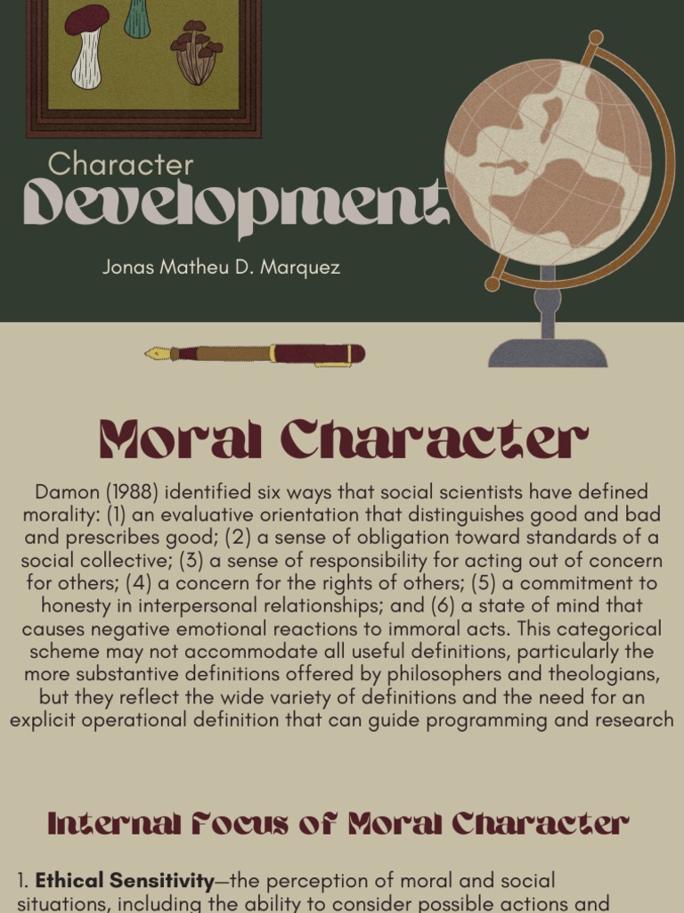 Character Development Lesson 1.01 1 | PDF | Morality | Empathy