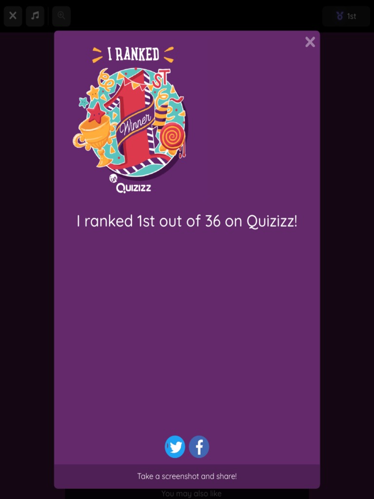 Quizizz Performance Summary and Ranking | PDF