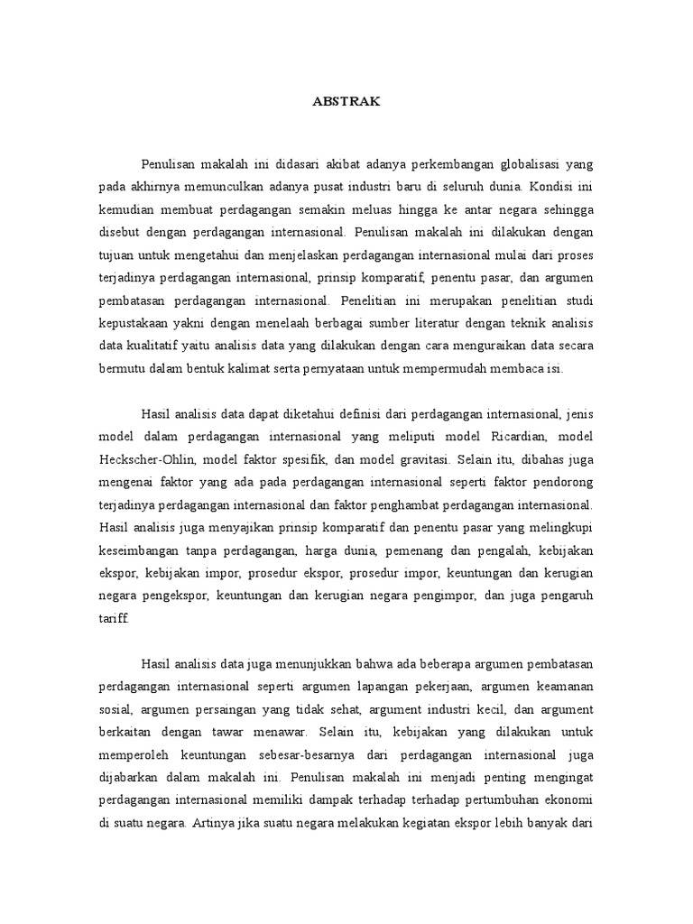 Contoh Makalah | PDF
