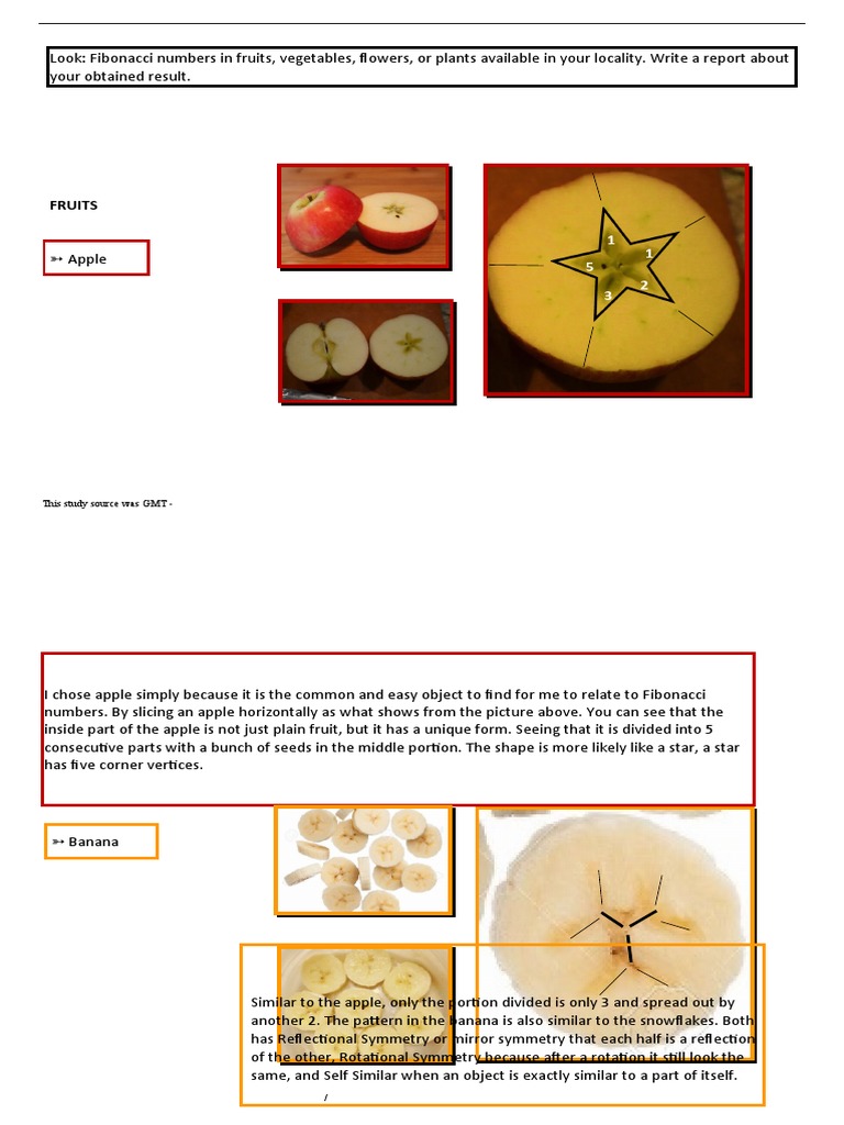 Fibonacci Sequence In Fruit