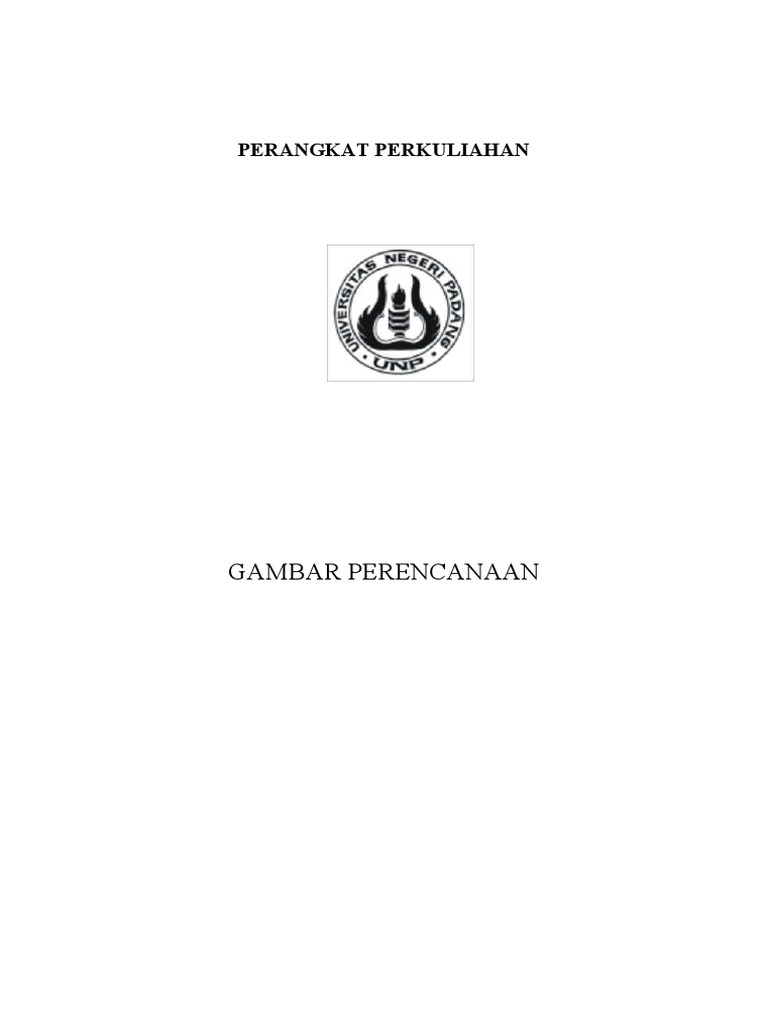 Prangkat Perkuliahan Gambar Perencanaan | PDF
