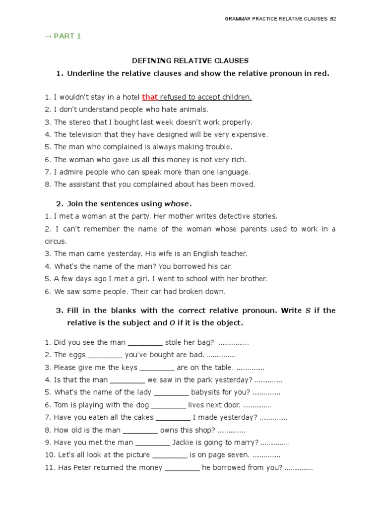 Editado - Helen Carolina Sango Chacon - Relative Clauses B2 | PDF ...