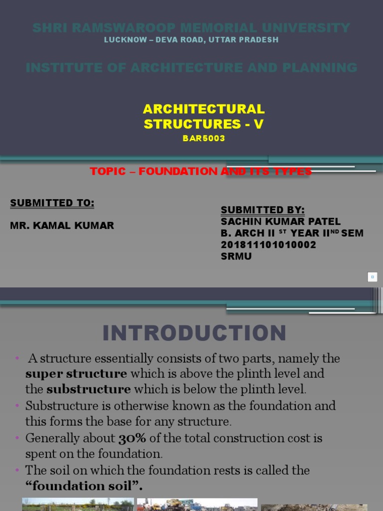 Types of Footings | PDF | Foundation (Engineering) | Deep Foundation