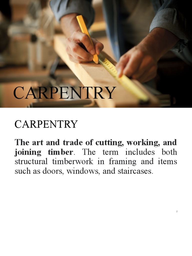 Carpentry | PDF | Tools