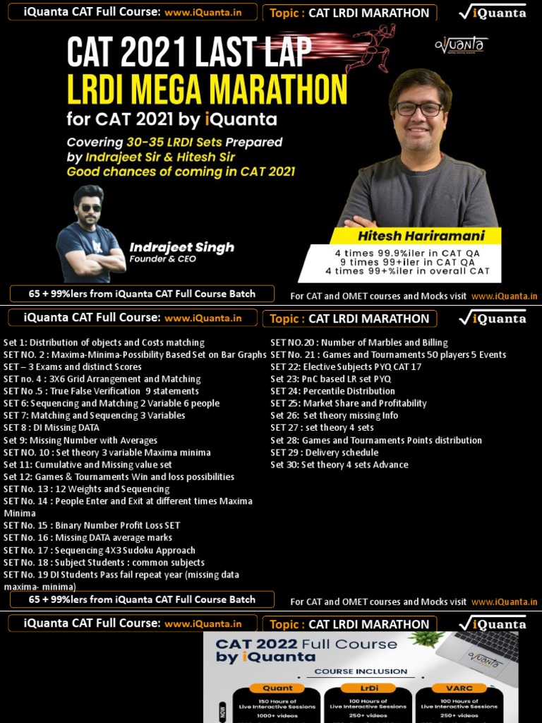 LRDI Marathon | Download Free PDF | Master Of Business Administration | Mathematics