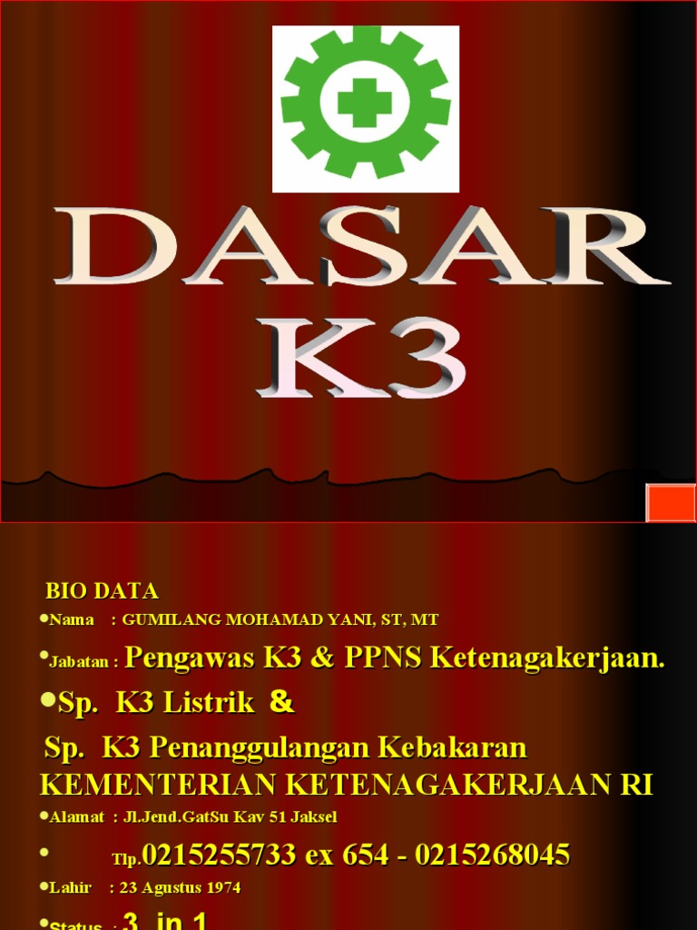 Pengawas K3 & PPNS Ketenagakerjaan | PDF