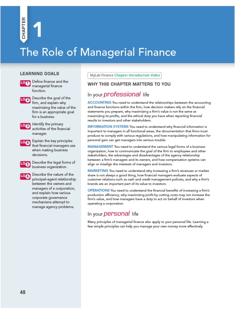 Maximizing Shareholder Value: The Primary Goal of Managers | PDF | Stocks | Capital Budgeting