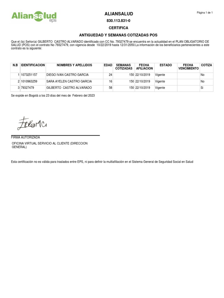 Certificado POS DIEGO | PDF