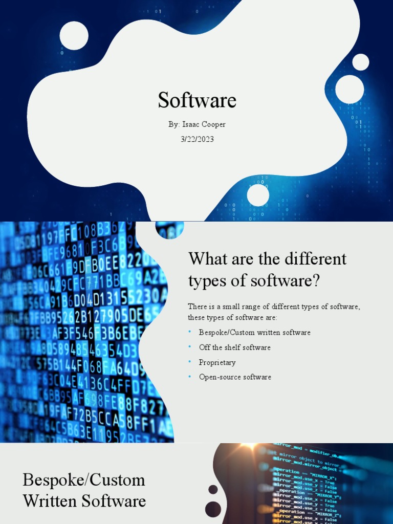 Types of Software | PDF