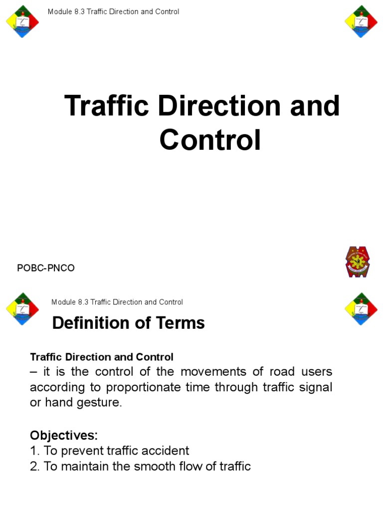Traffic Direction and Control Techniques | PDF | Traffic | Hand