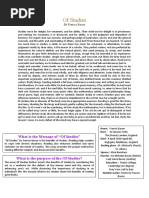 Of Studies. Text | PDF